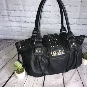 MG Collection | Bags | Womens Black Handbag Large With Rhinestones ...